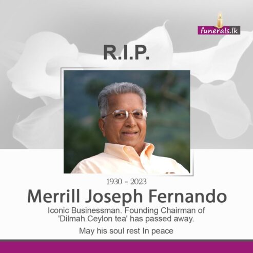 MR. MERRIL JOSEPH FERNANDO – funerals.lk